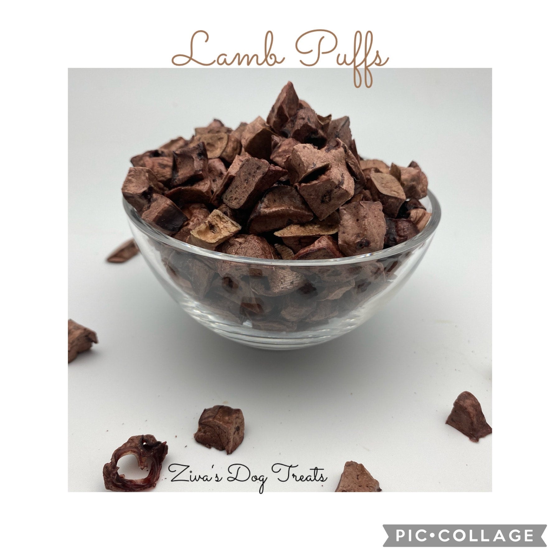 Lamb Puffs | Ziva's Dog Treats