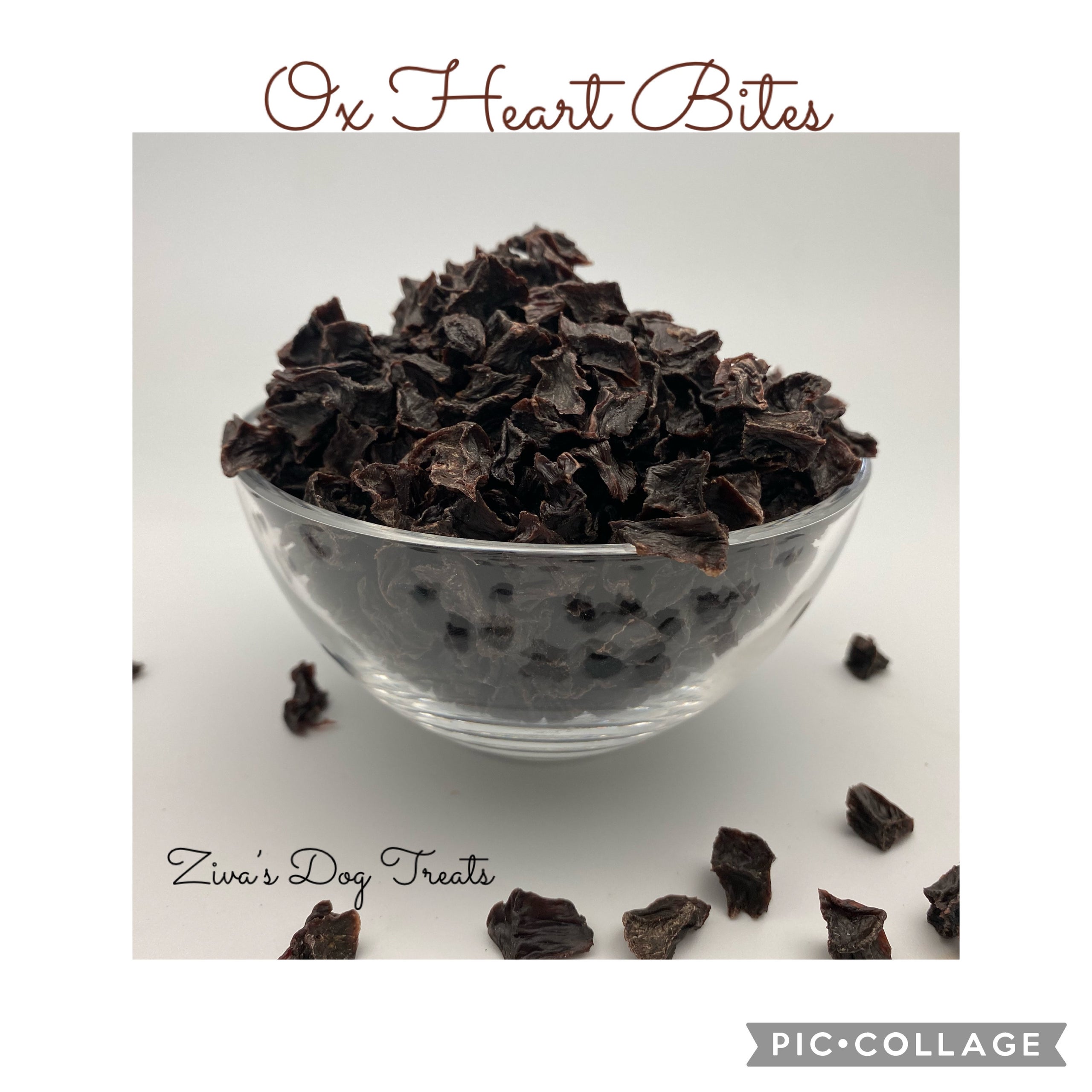 Ox Heart Bites | Ziva's Dog Treats